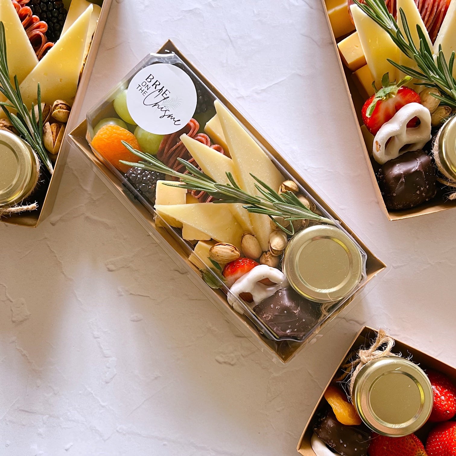Charcuterie Snack Boxes – Brie on the Chisme