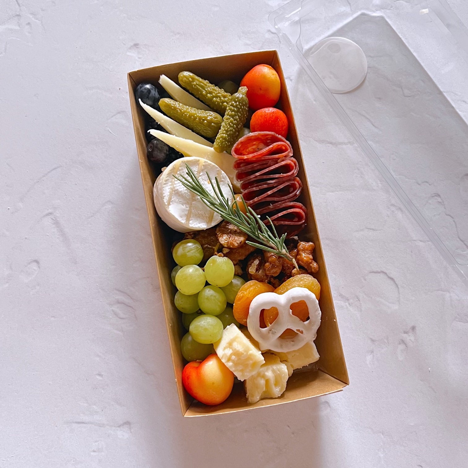Charcuterie Snack Boxes – Brie on the Chisme